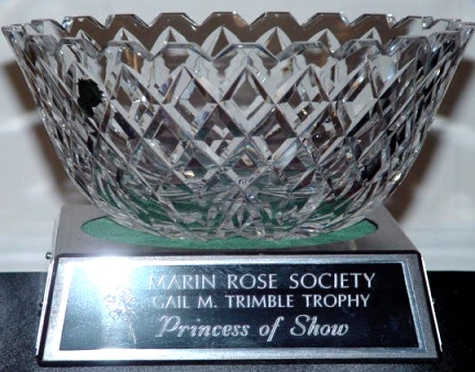 The Gail Trimble Trophy - Marin Rose Society
